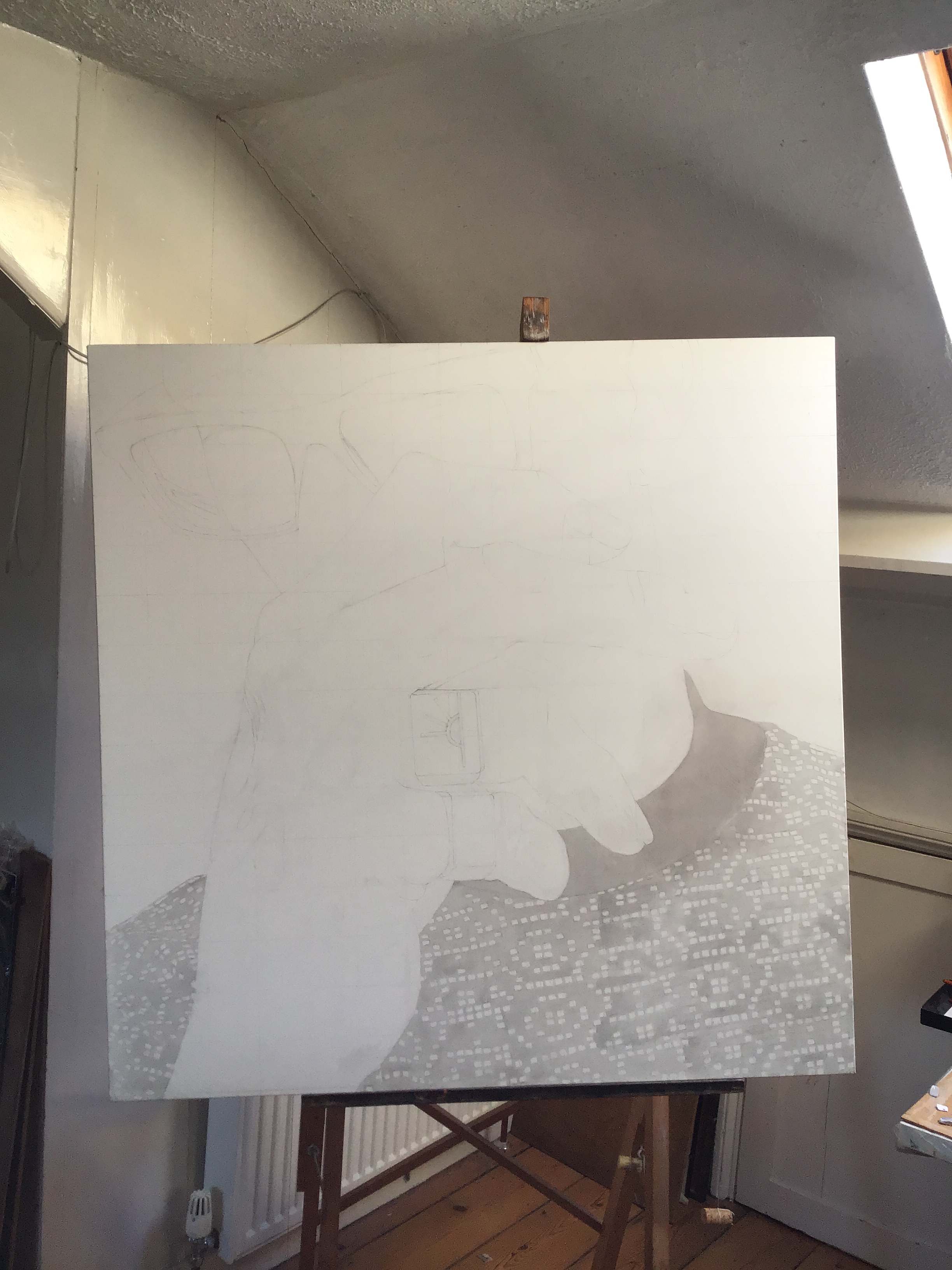 In the studio – Anne Moses Art