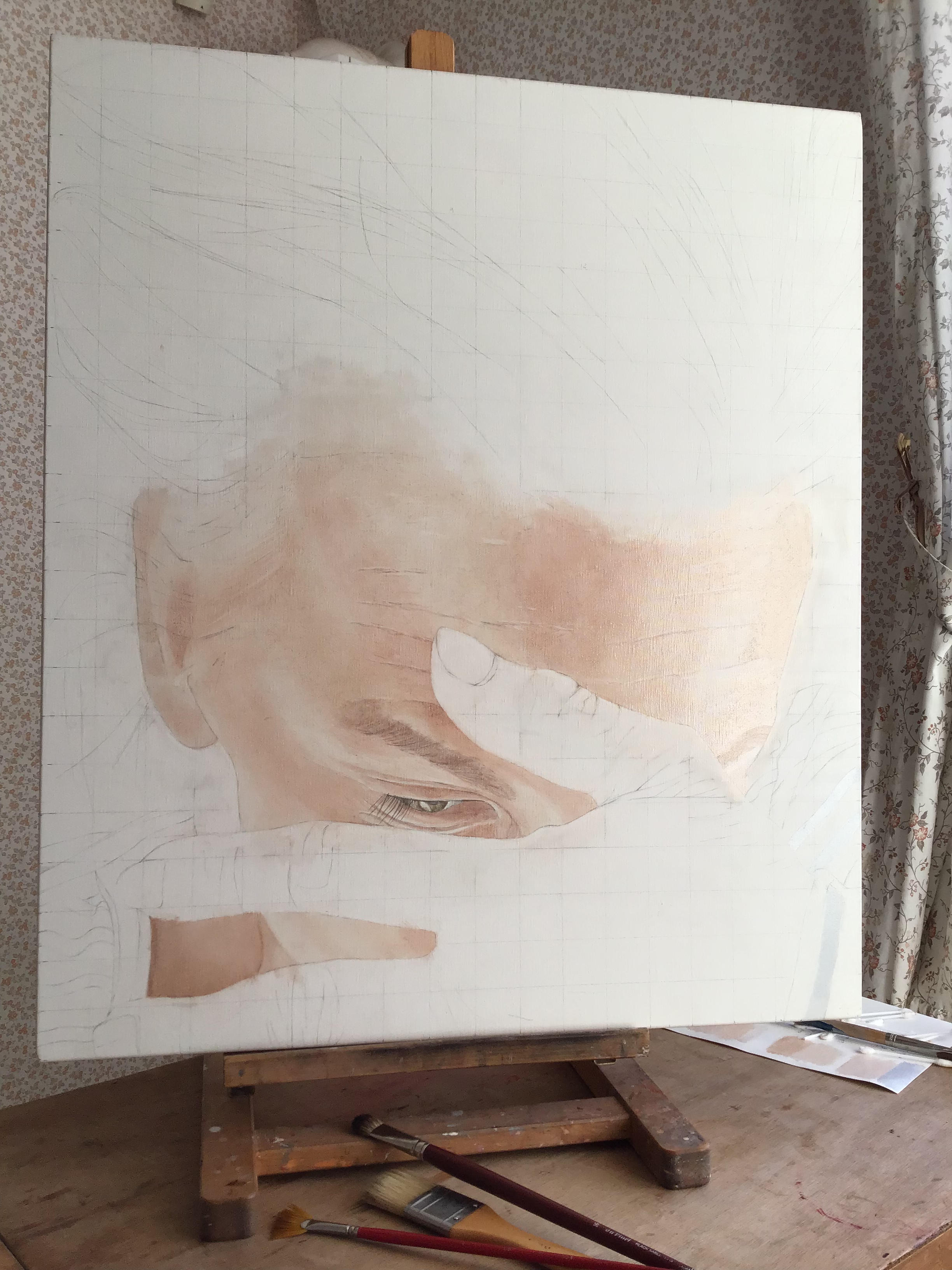 In the studio – Anne Moses Art