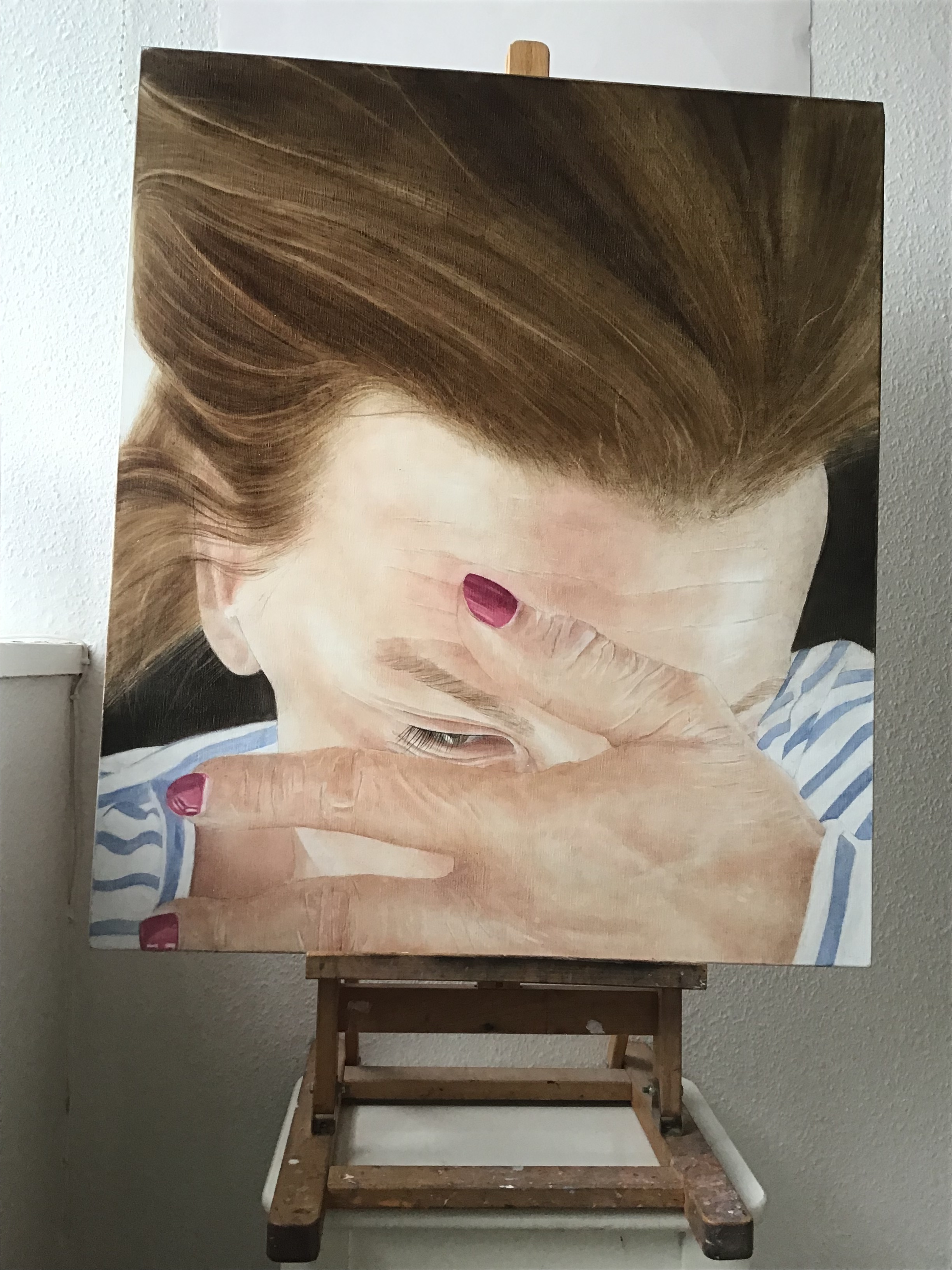 In the studio – Anne Moses Art